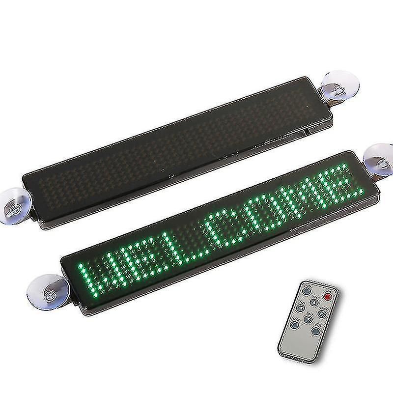 12v Programmable Car Display Advertising Scrolling Sign With Remote ...