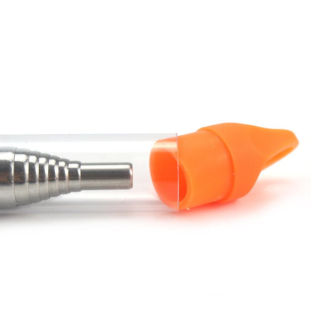 2pcs Outdoor Camping Blow Fire Tubes Durable Blow Fire Pipes (orange ...