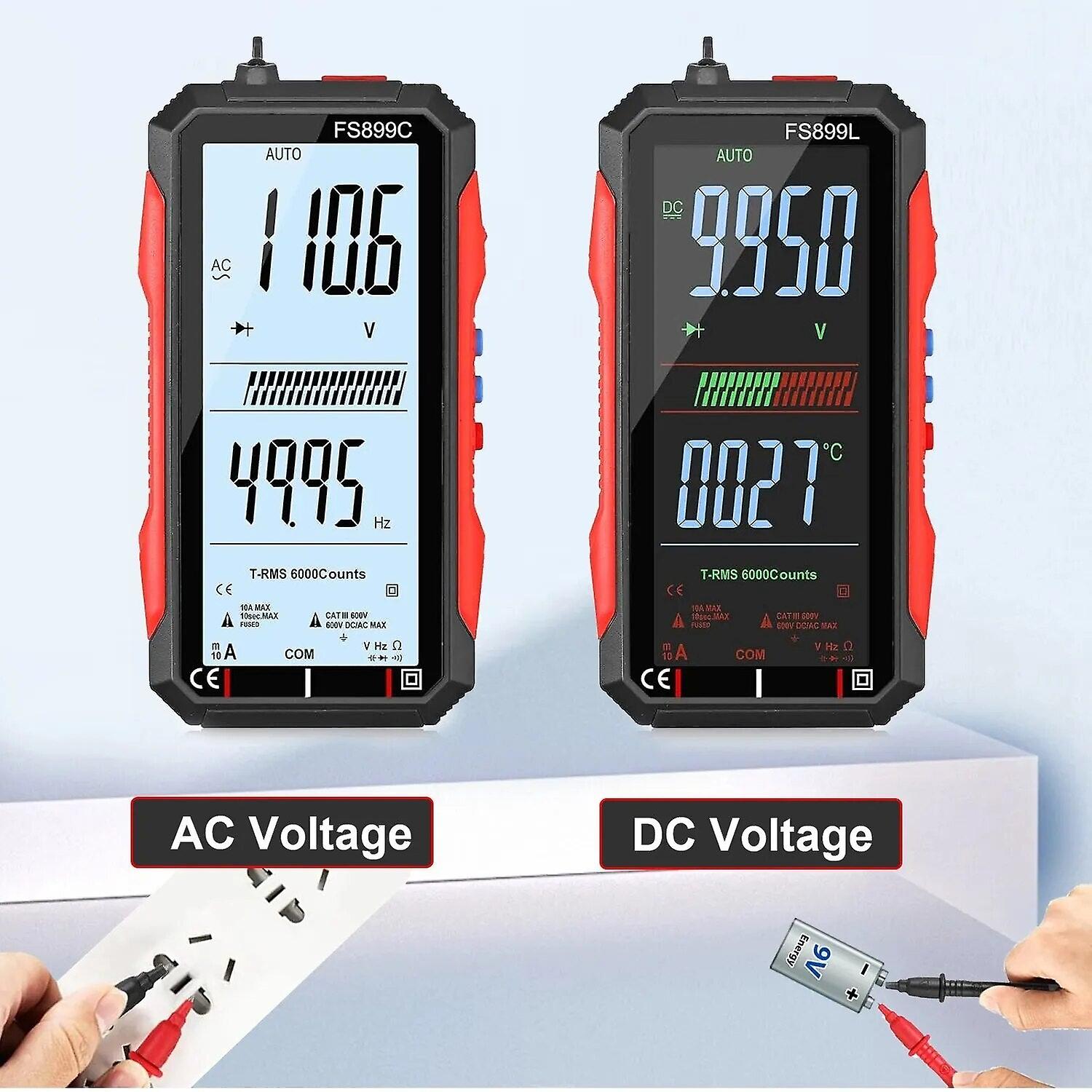 Fs899c Rechargeable 4.8 Inch Large Screen 6000 Counts Smart Digital ...