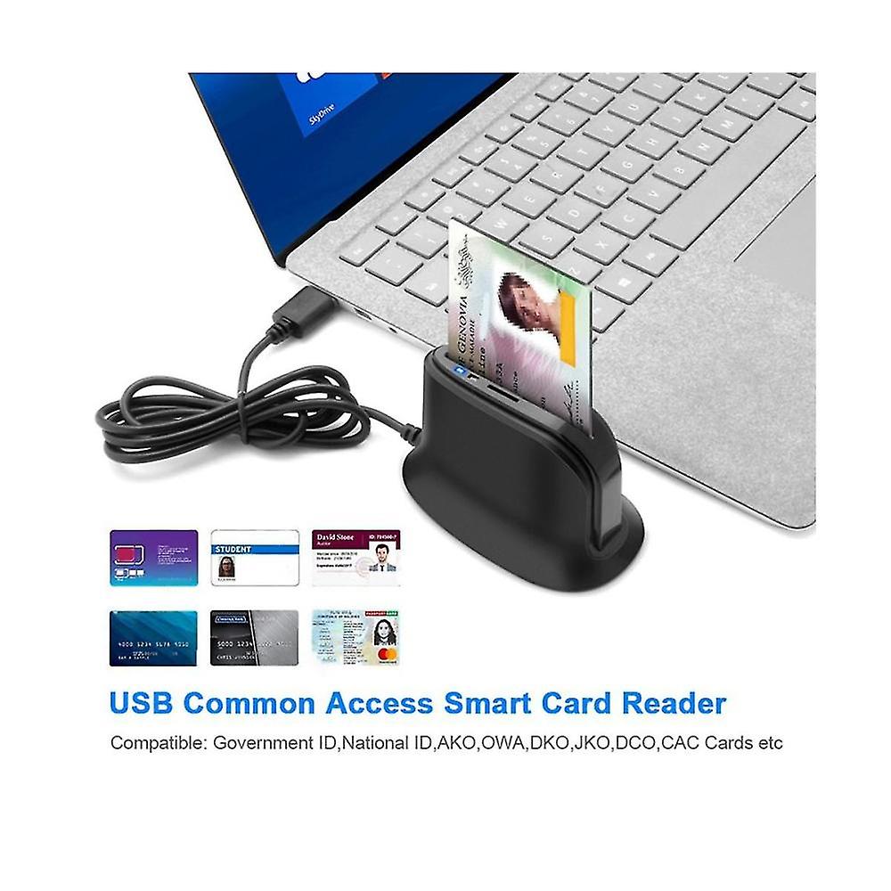 Usb Smart Card Reader Atm Tax Return Ic Card Id Card Id Card Portable ...