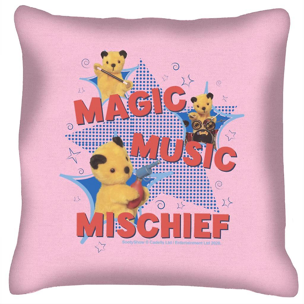 Sooty Magic Music Mischief Cushion | Fruugo UK