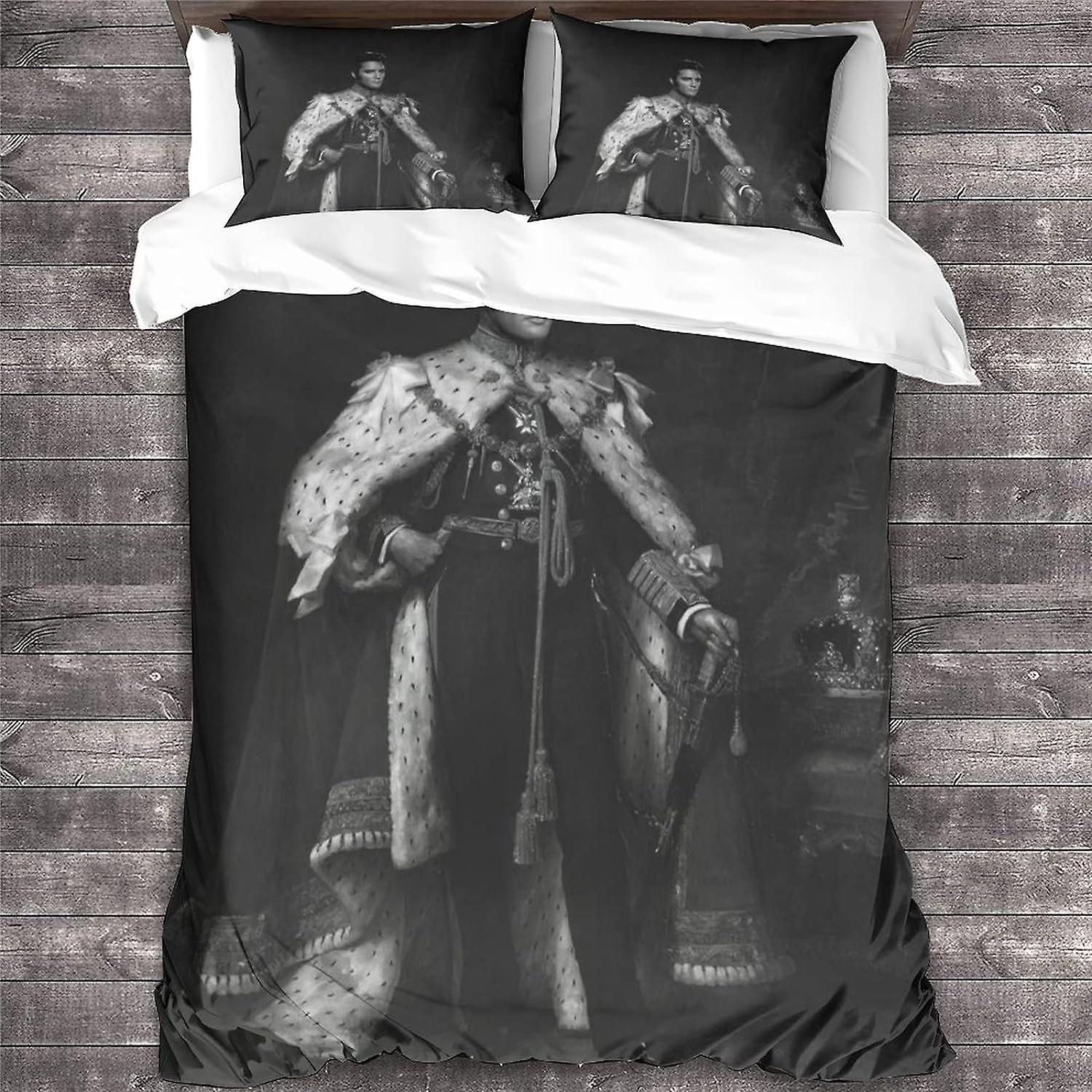 Elvis Presley Bedding Set Rock 'n' Roll Duvet Cover Singer Quilt Cover ...