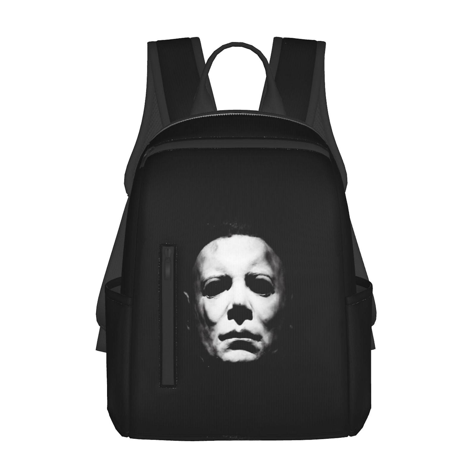 Michael Myers Face Lightweight Backpack Student Bookbag School Bag ...