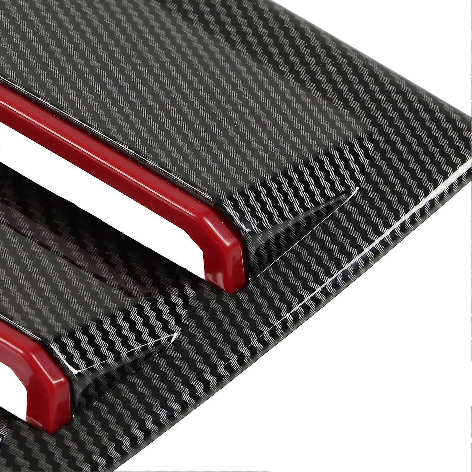 2PCS Car Exterior Side Window Louvers Carbon Fiber Style Replacement ...