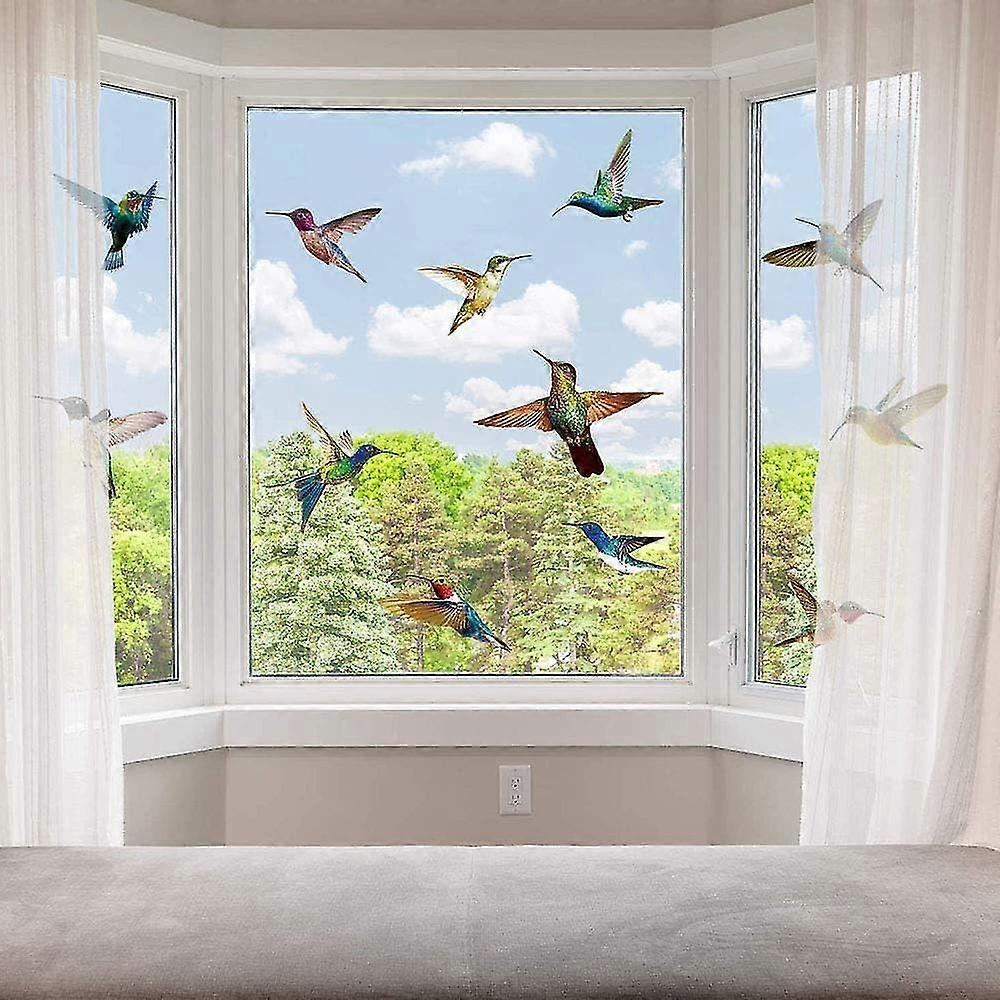 6 Pcs Window Decals For Glass,birds Window Decal, Anti-collision Window ...