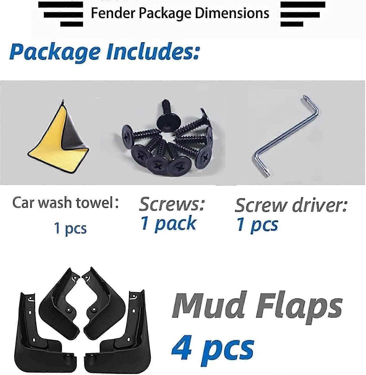 4Pcs Car Mudguard Mud Flaps for L-and R-over Defender 90/110 2020-2023 ...