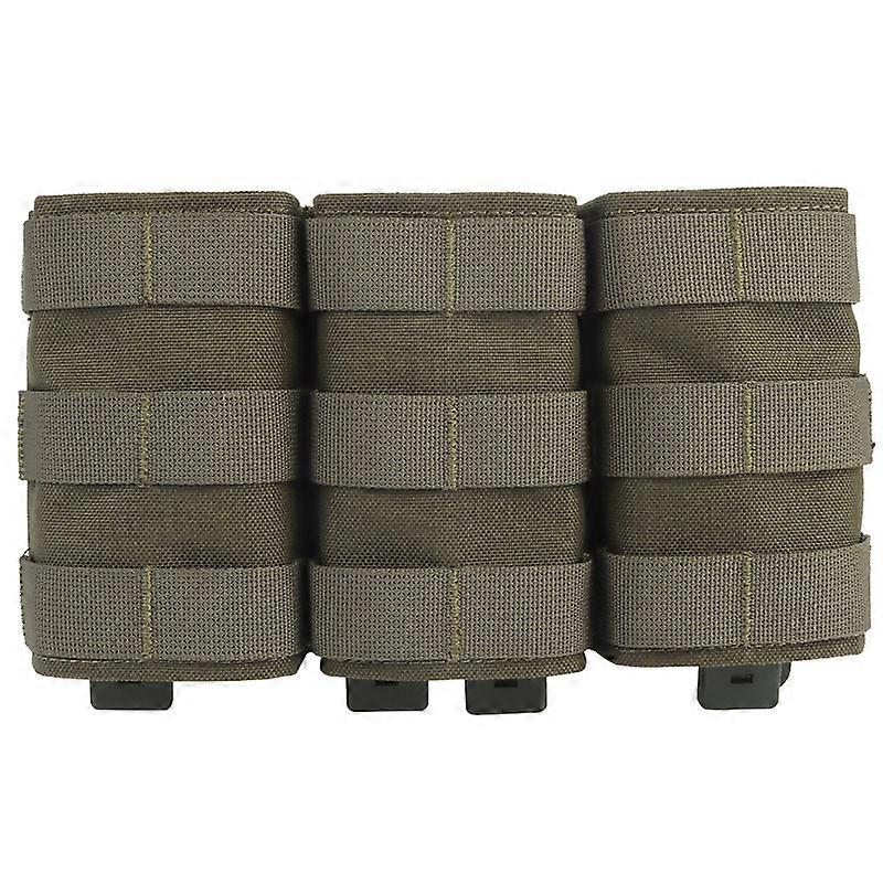 Tactical Triple Magazine Pouch For 556mm with Hard Insert Carrier Quick ...
