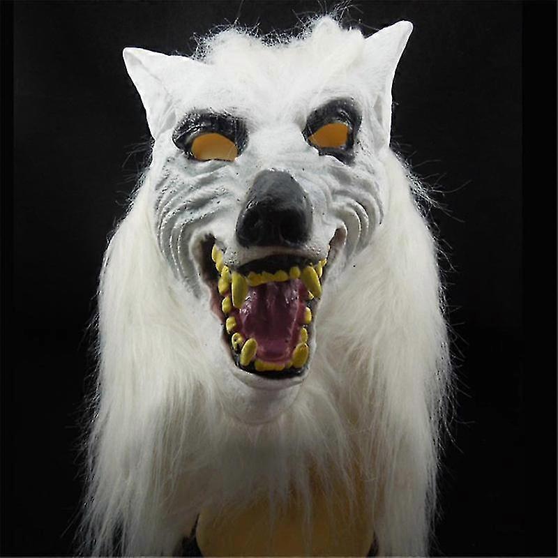 Wolf Mask Adult Realistic Scary Werewolf Mask Animal Head Mask For ...