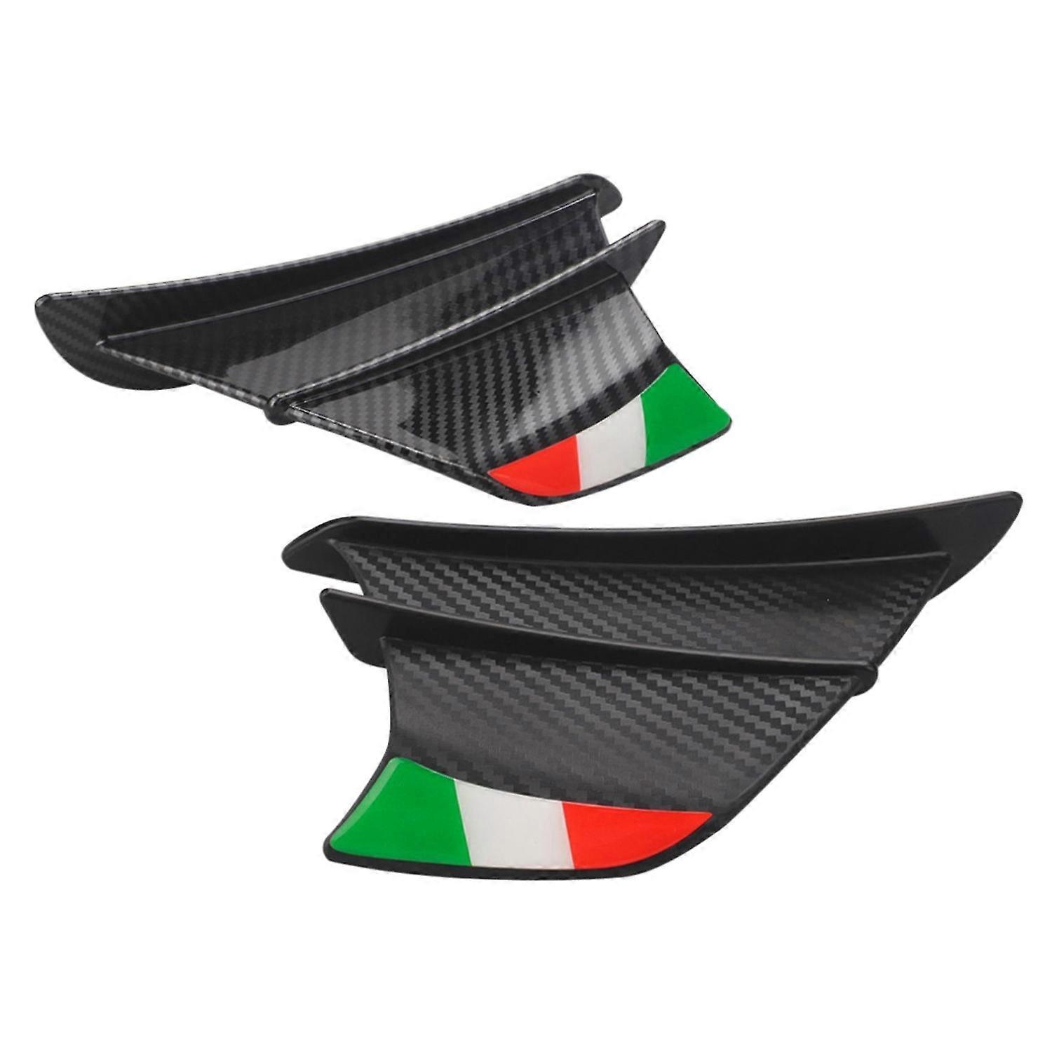 Motorcycle Winglet Aerodynamic Wing Kit Spoiler Motorcycle Wind Flow ...