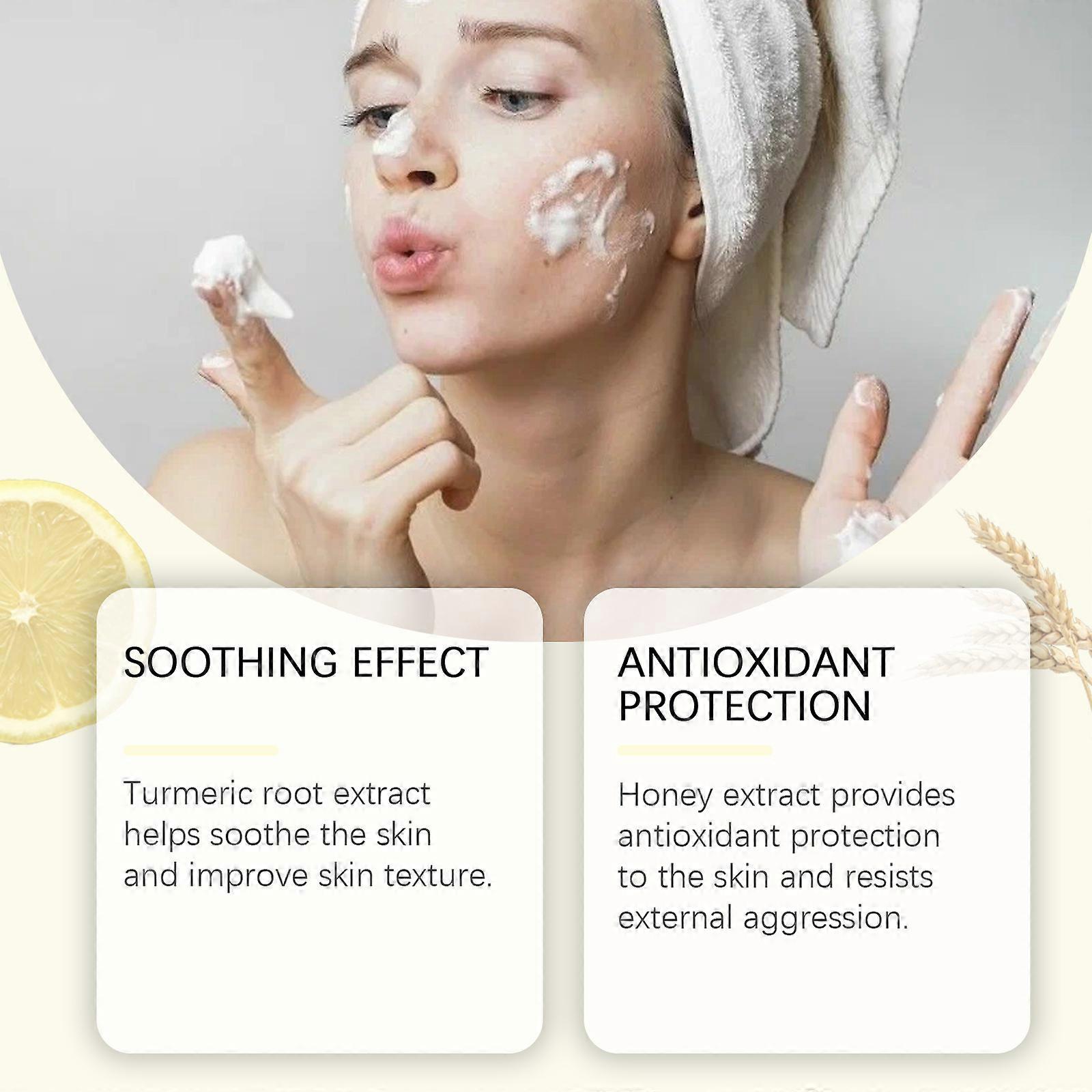 Turmeric with Honey Soap, Gentle Cleansing Facial Pore, Smooth, Soft ...