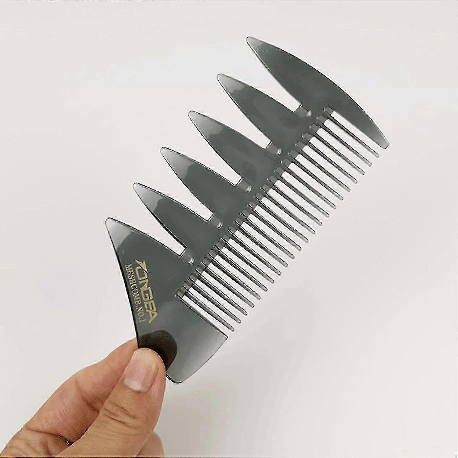 3Pcs Mens Styling Comb, Men Wide Tooth Comb Black Hair Comb Pompadour ...