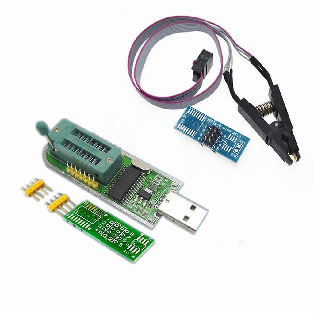 CH341A USB Programmer SOP8 Test Clip Adapter Converter Module Adapter ...
