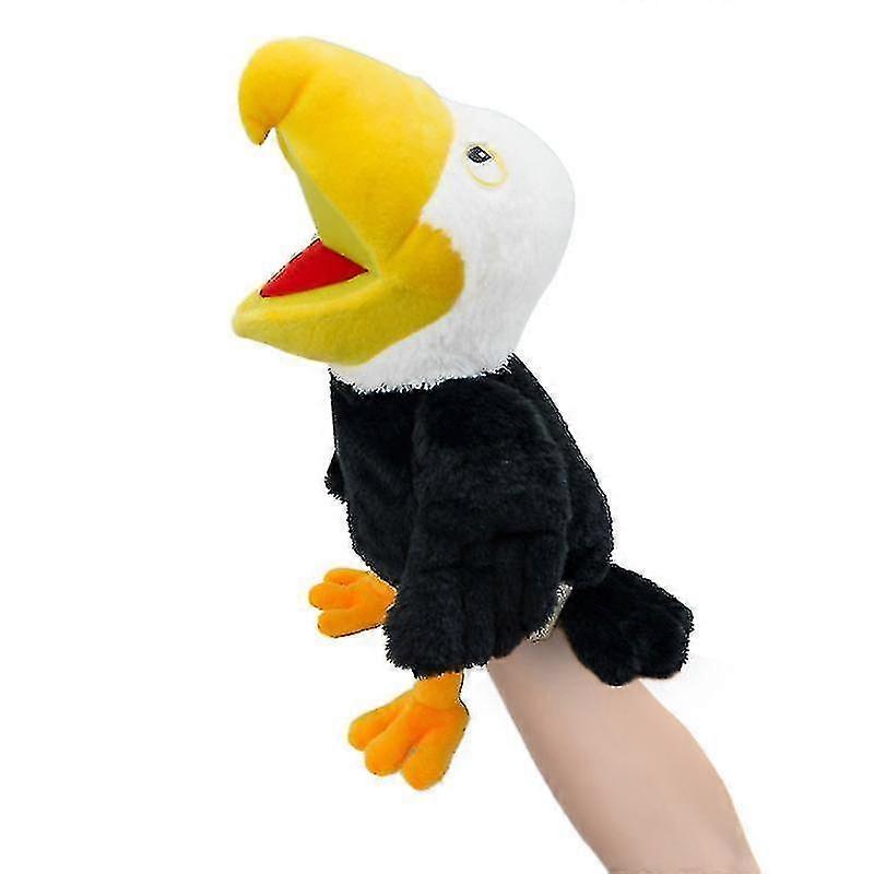 Peacock Hand Puppet Toy, Eagle Doll With Moving Eyes, Plush Doll, Horse ...