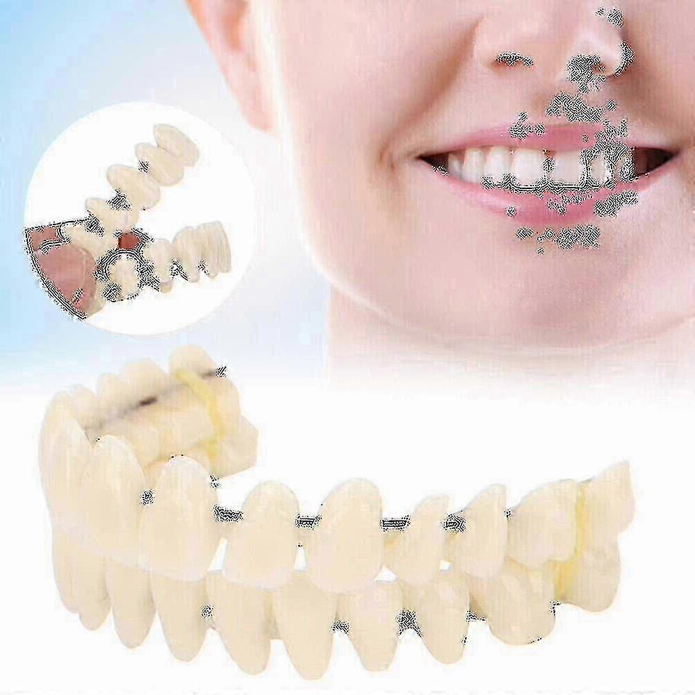 Smile Snap On False Teeth Upper Lower Dental Veneers Dentures Tooth ...