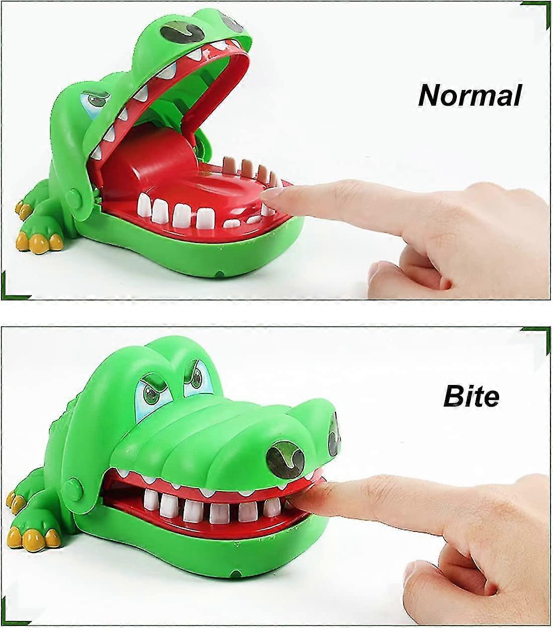 Decompression Toy,Crocodile Toy Classic Mouth Dentist Bite Finger ...