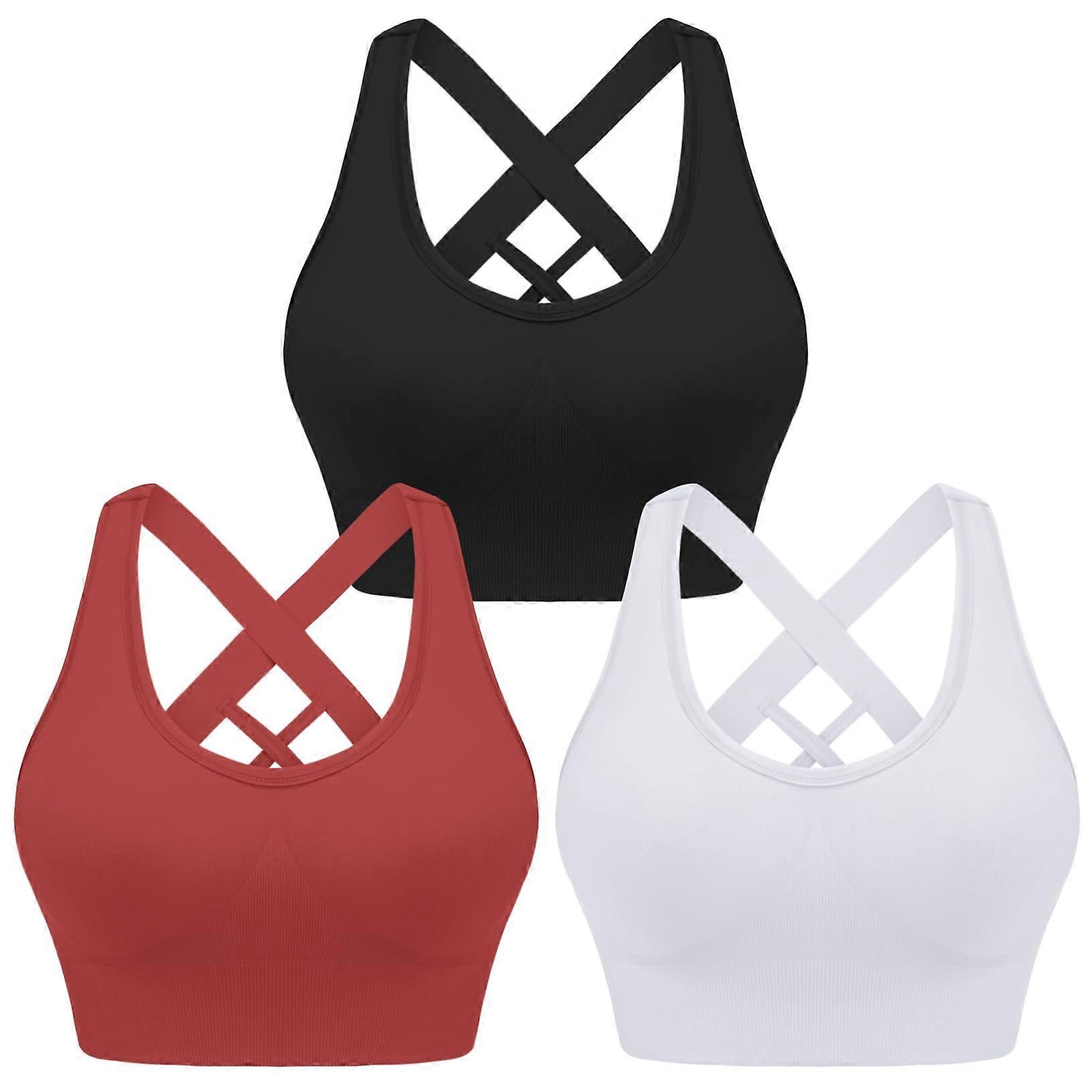 Women's push-up sports bra, sports bra without underwire, backless ...