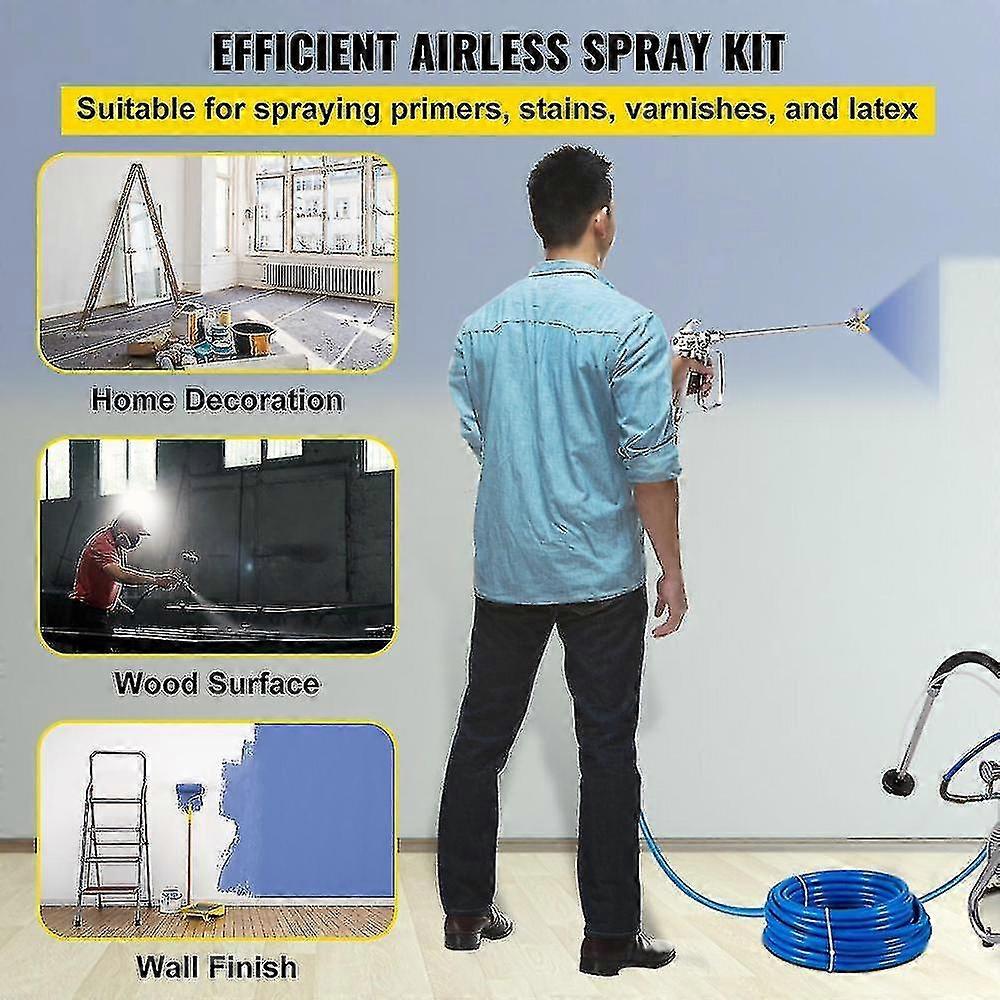 Airless Paint Sprayer Spray Gun And 50ft/15m Hose Kit W/ 517 Tip 3600psi | Fruugo UK