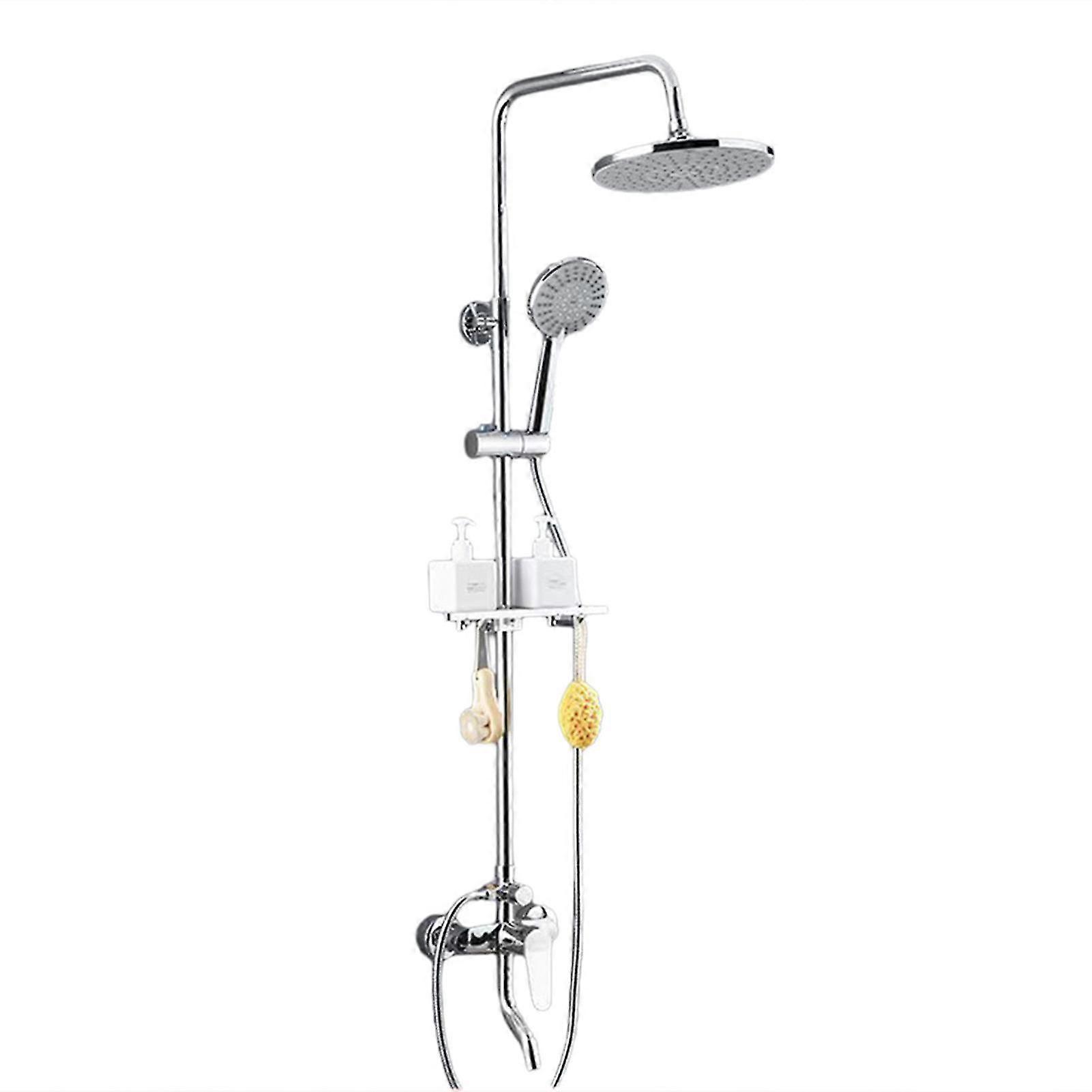 Handhold Shower System Set 360 Rotatble Overhead Rainfall Shower 5 Gear ...