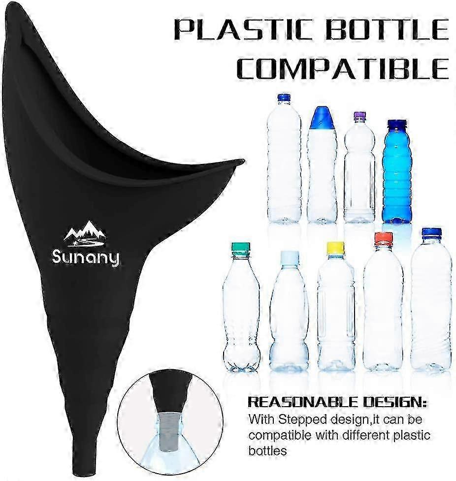 Female Urinal Silicone Funnel Urine Cups Portable Urinal For Women ...