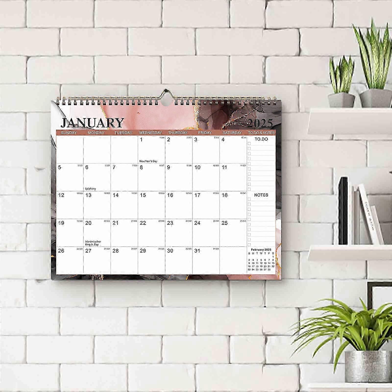colour Wall Calendar 2025-26 Planning Calendar Thick Paper Yearly ...
