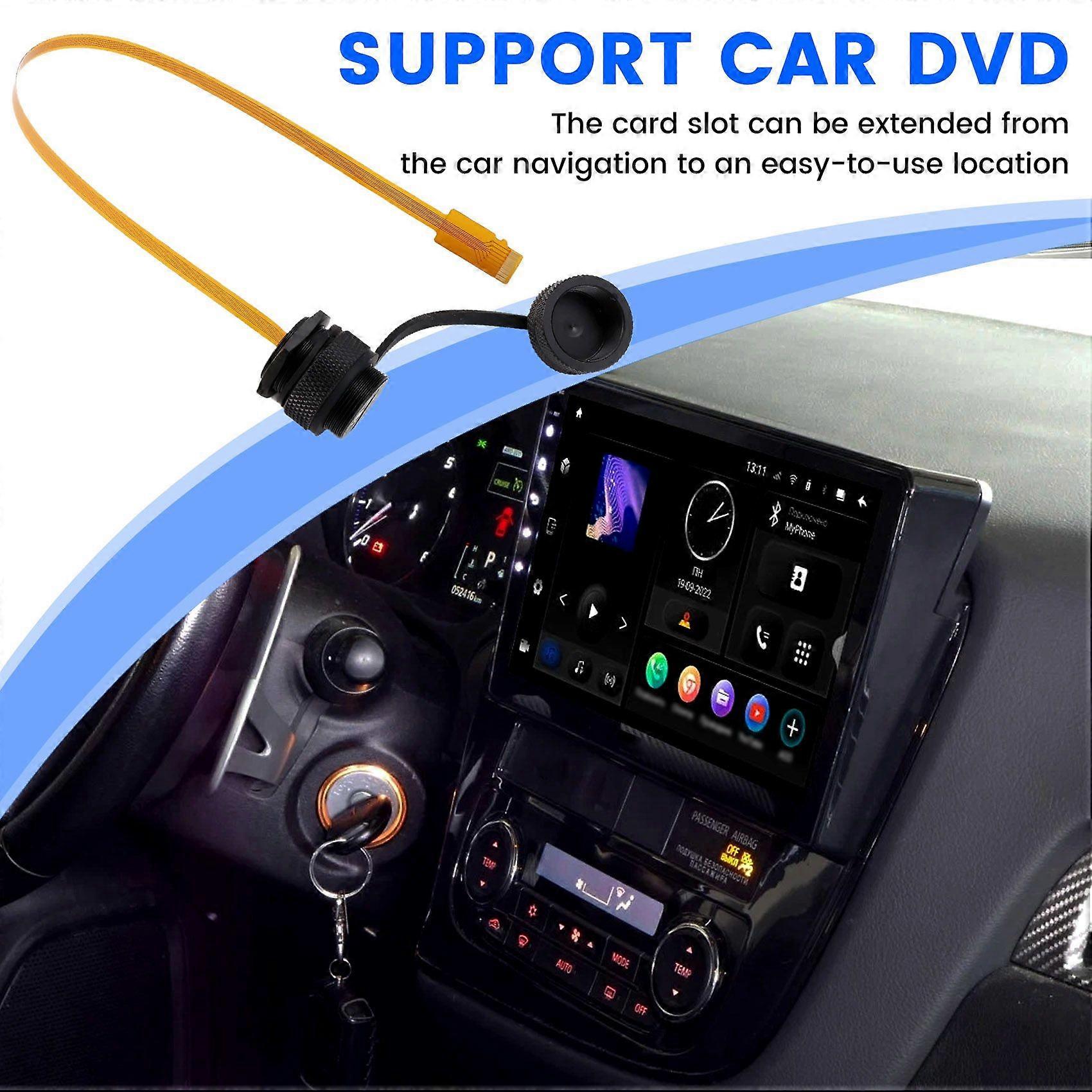 For Micro-Sd Card IP67 Extension Cable Micro-SD (TF) Card Flex Extender ...