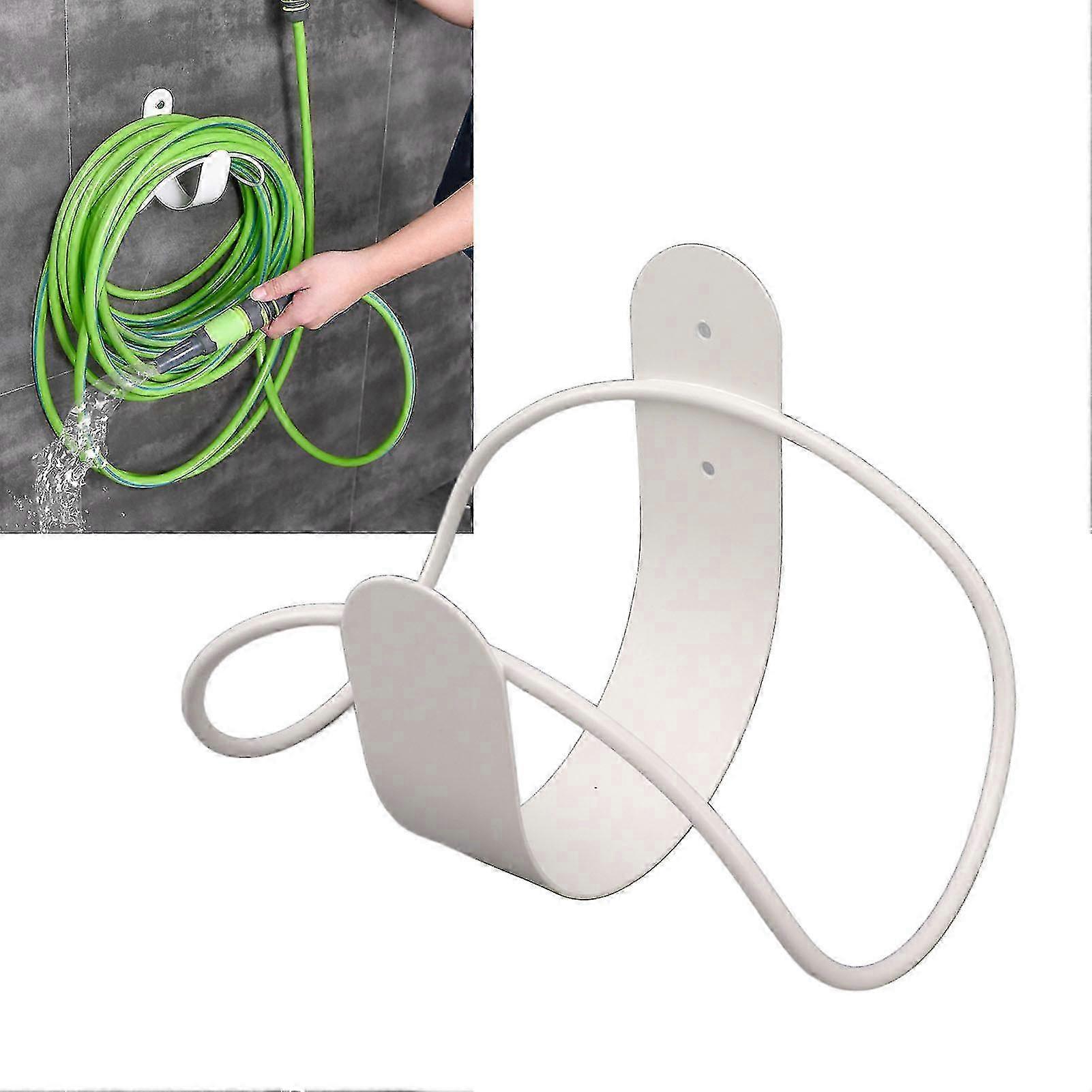 Stainless Steel Wall-Mounted Garden Hose Bracket - Strong Load Bearing ...