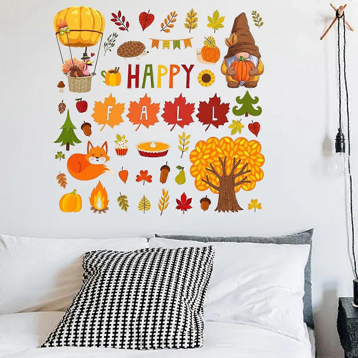 Fall Bulletin Board Decorations Set Thanksgiving Cutouts Classroom ...