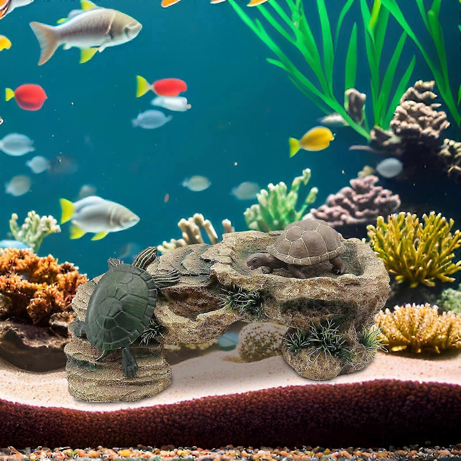 Turtle Basking Platform Climbing Ramp Climbing Platform Reptile Habitat ...