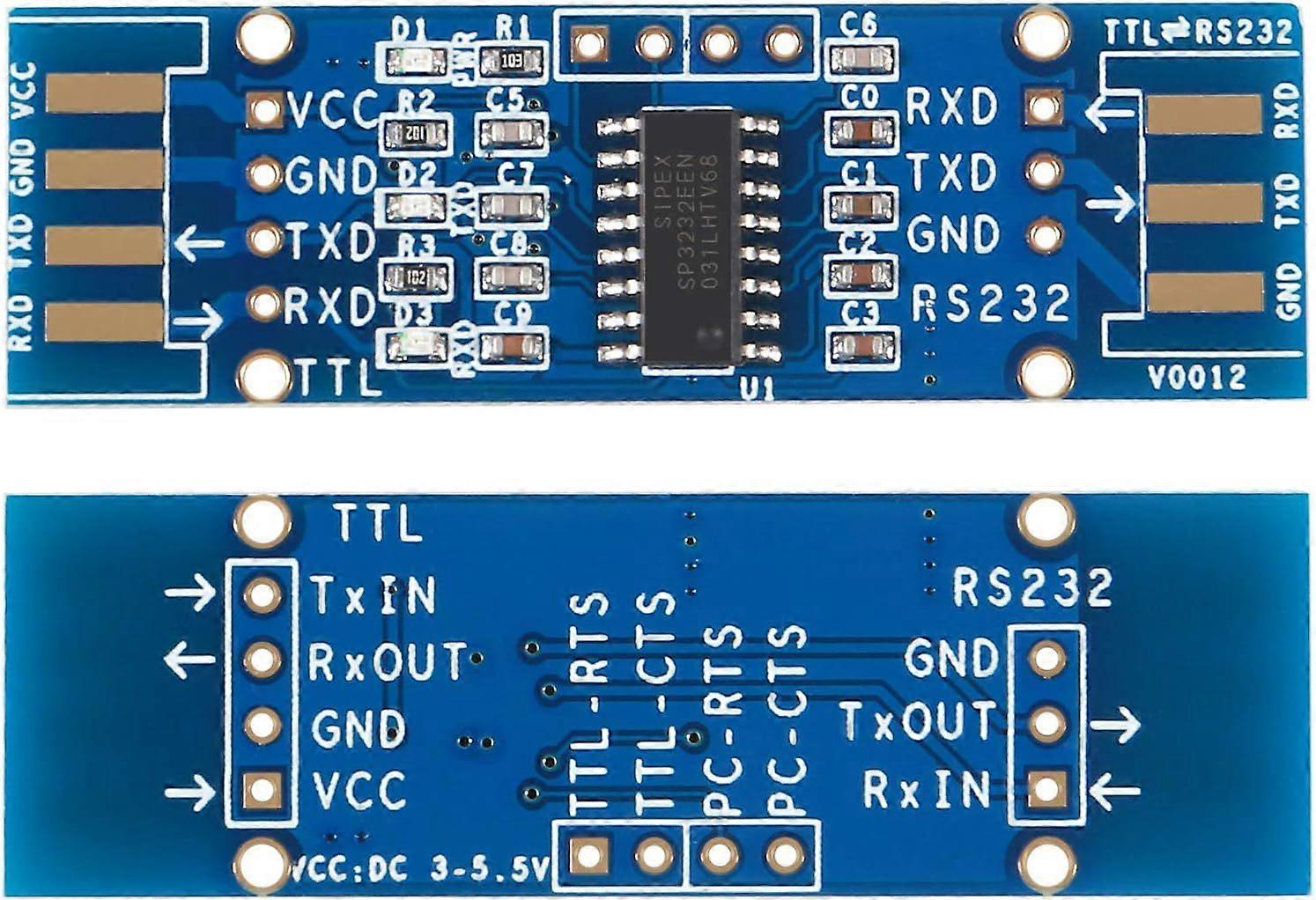 3pcs TTL to RS232 Module TTL RS232 Mutual Conversion Module Serial ...