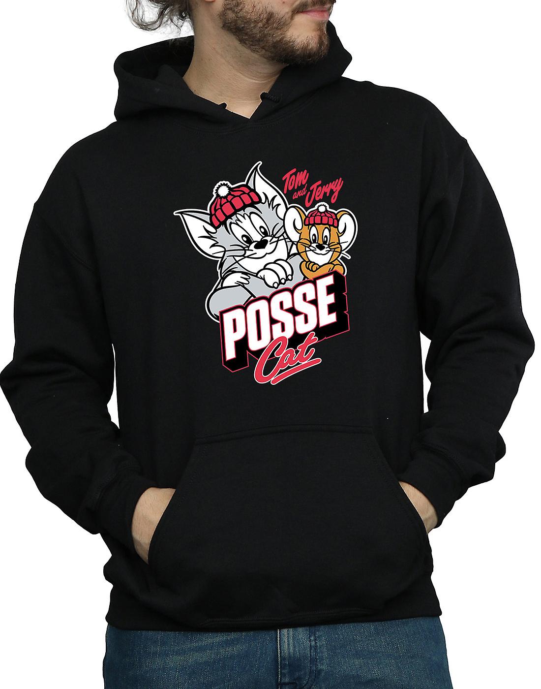 Tom And Jerry Men's Posse Cat Hoodie | Fruugo US