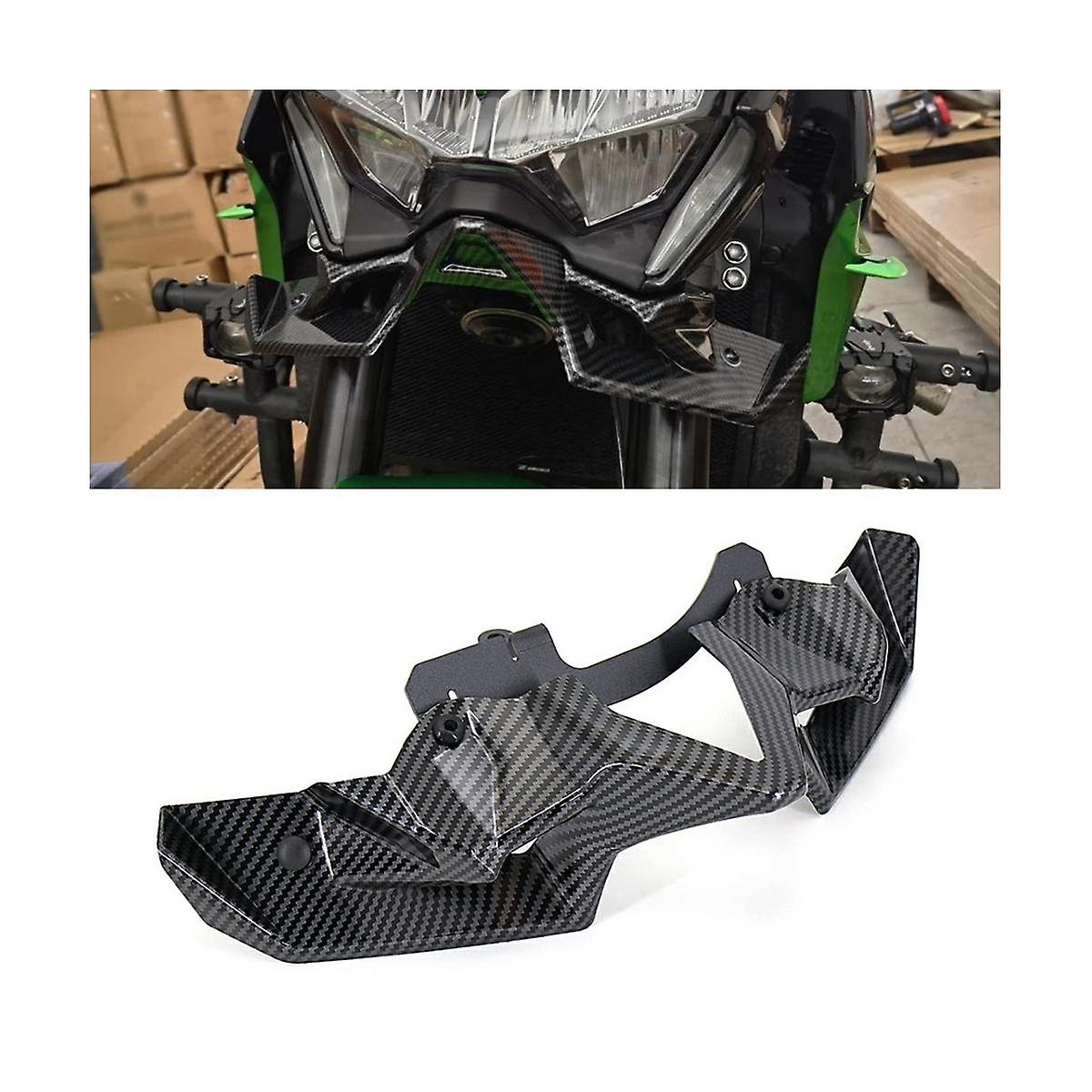 Motorcycle Front Spoiler Winglet Aerodynamic Wing Kit Spoiler For Z900 ...