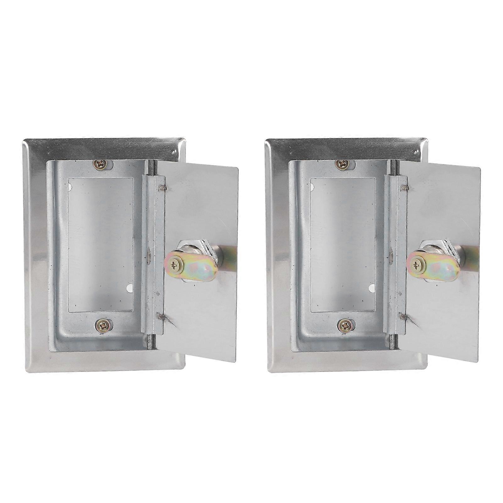 Key Lock Box,2Pcs Key Switch Box Door Key Switch Key Switch Box ...