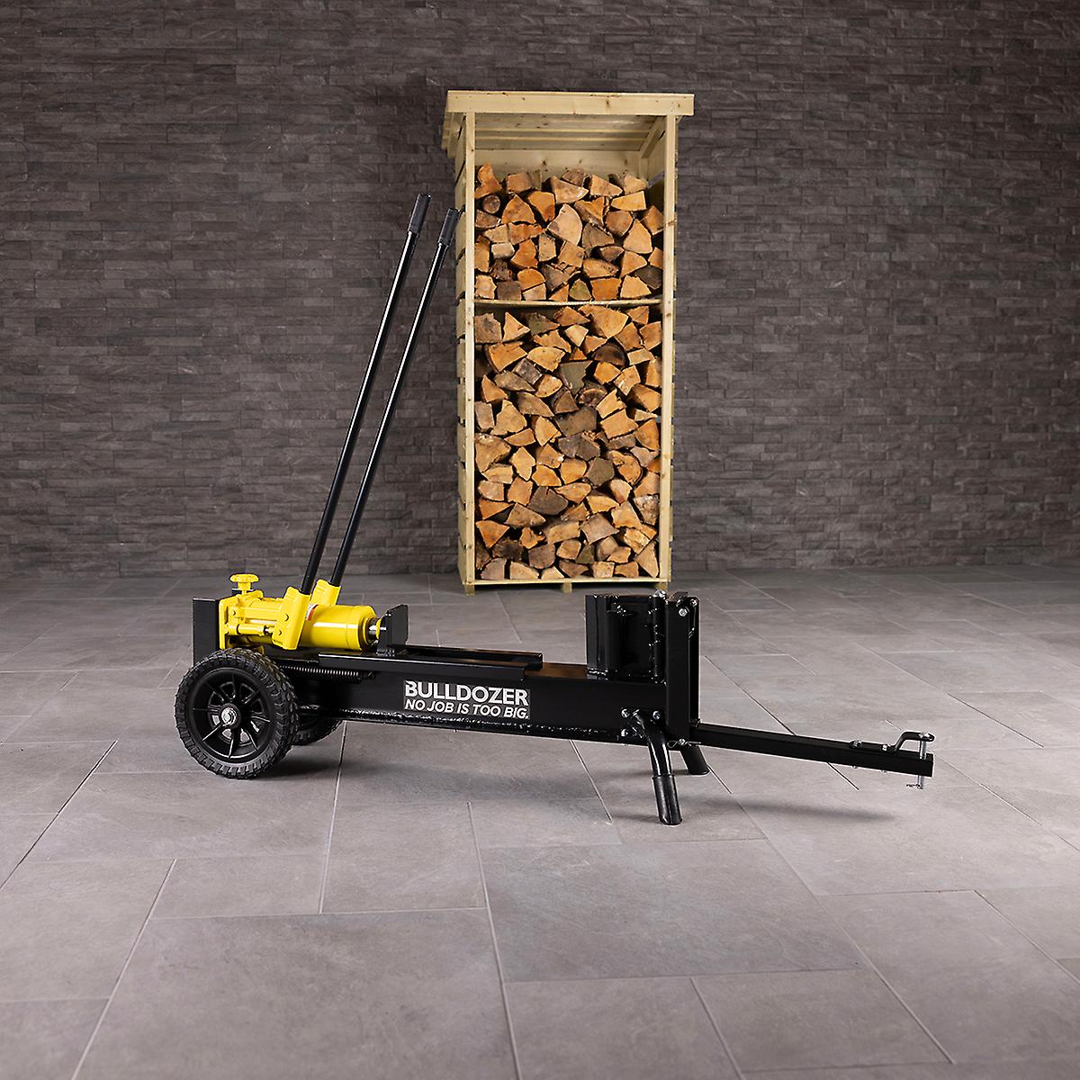 Charles Bentley Bulldozer 12 Ton Hydraulic Log Splitter Wood Splitter ...