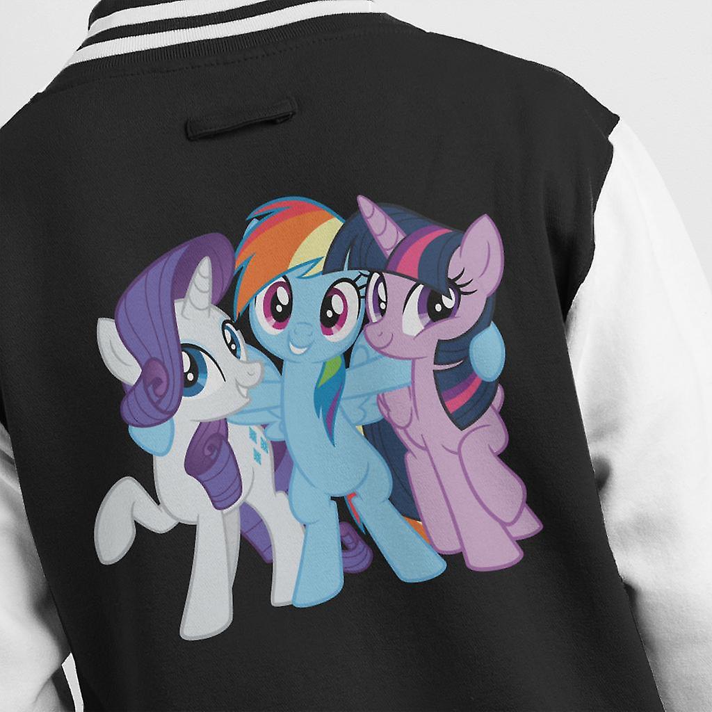My Little Pony Team Hug Kid's Varsity Jacket | Fruugo US