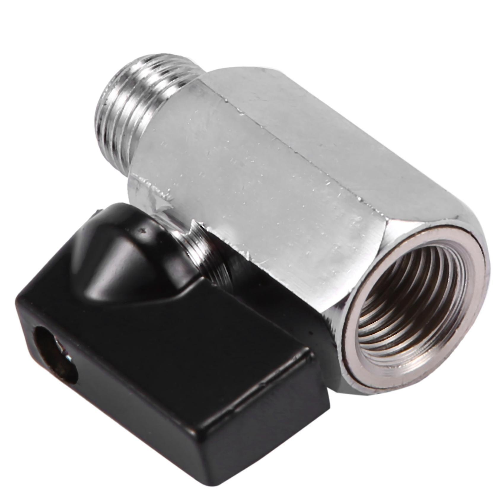 Chrome Brass 1/4inch Bsp Ball Valve Threads Tap Male To Female Air ...