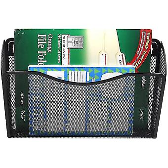 Wall Mount File Organizer Single Pocket Vertical Hanging File Folders ...