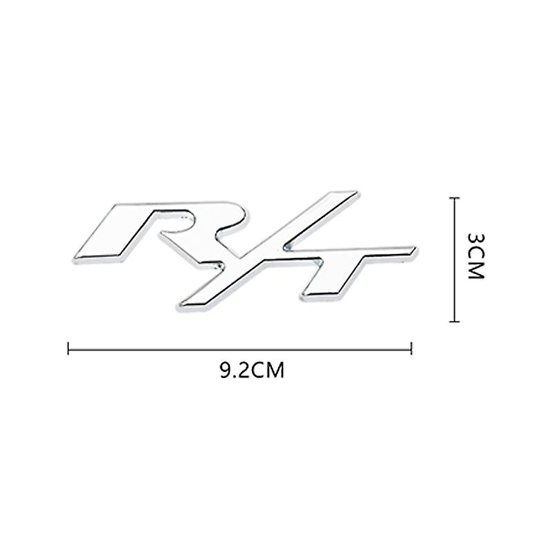 3d Metal R/t Logo Rt Emblem Car Styling For Dodge Ram Journey Charger ...