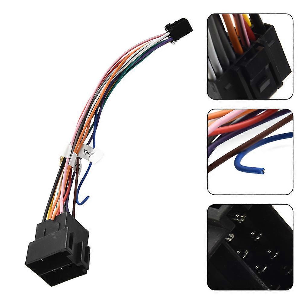 16 Pin To Iso Cable Adapter 16p Plug Iso Connector Wiring Harness ...