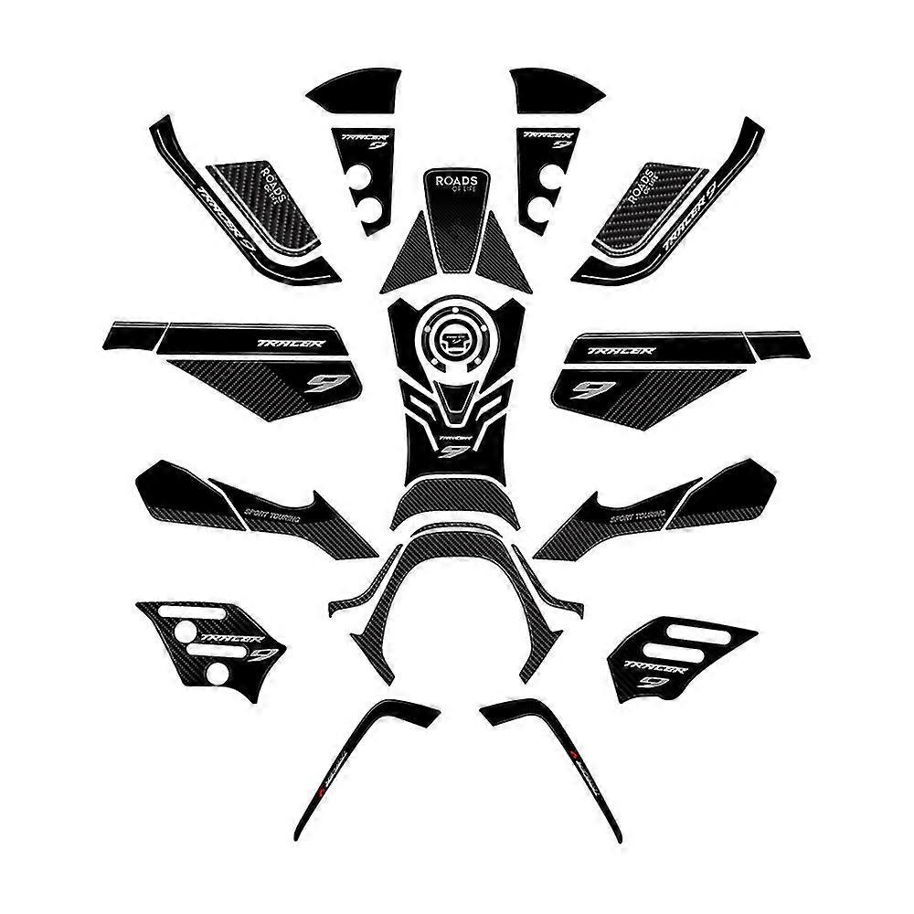 Tracer 9gt Stickers Motorcycle 3d Epoxy Resin Sticker Protection Decal ...
