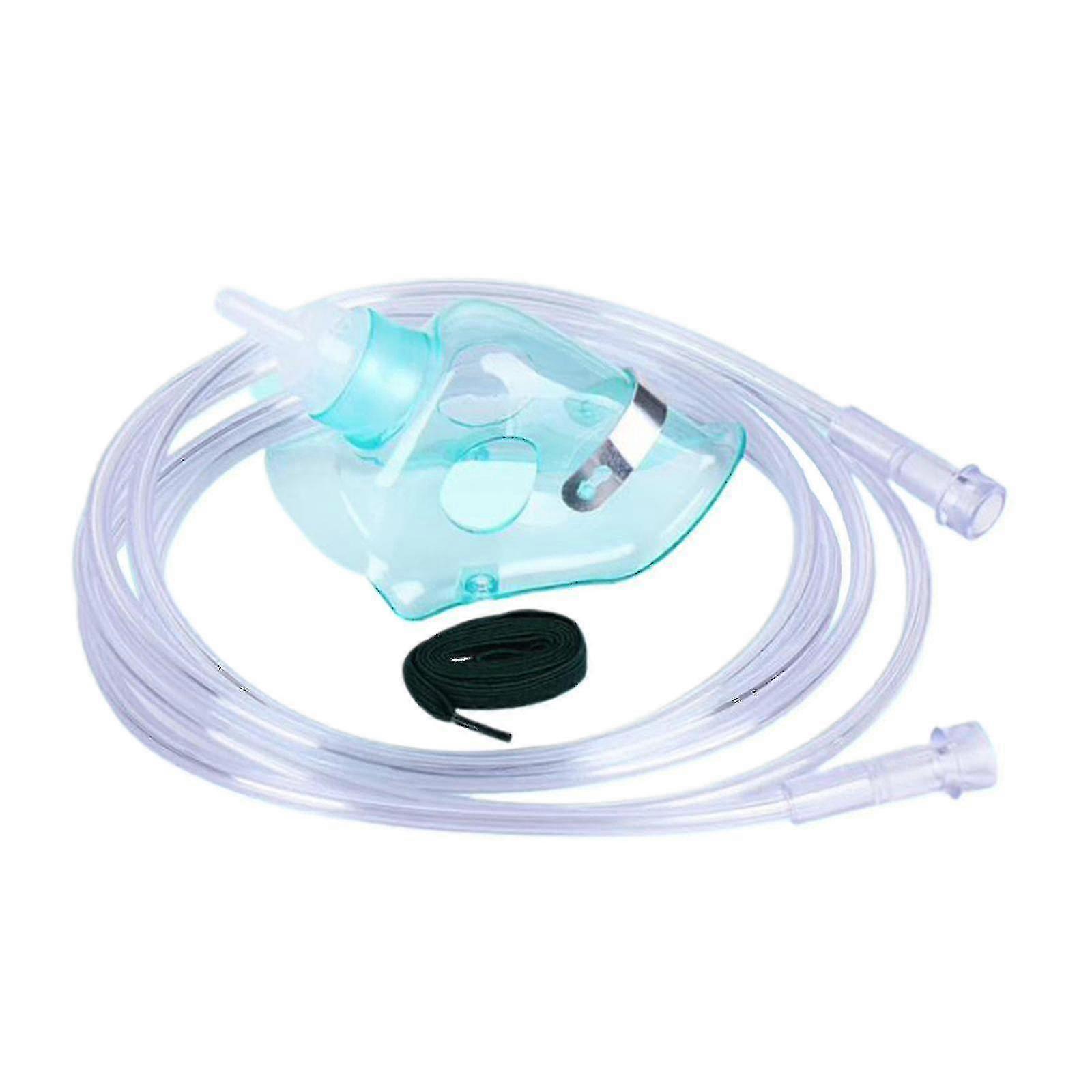 1set Oxygen Mask With Hose Pvc Face Mask Oxygen Mask 1.6m / 5.24ft - S ...