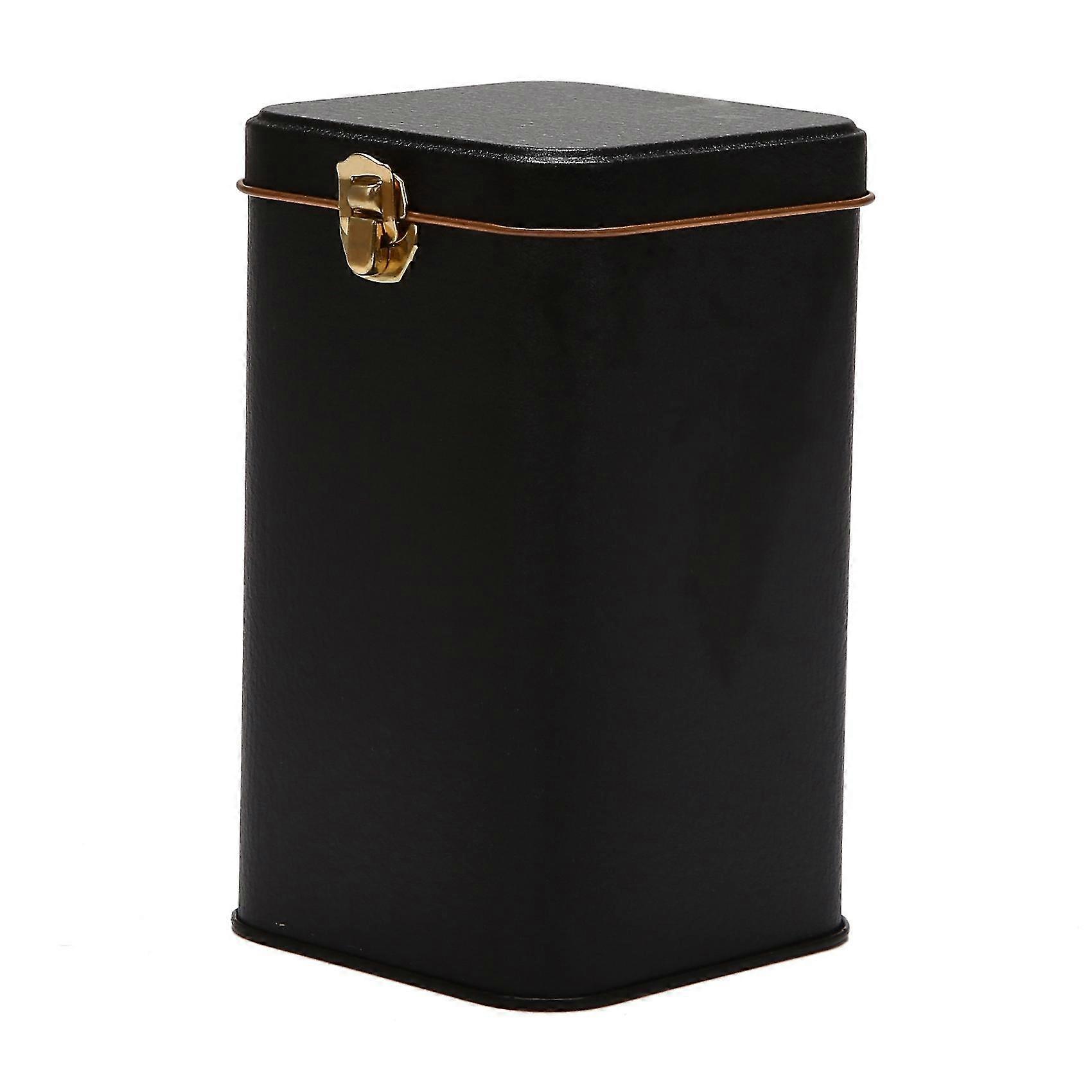 Metal Tea Cans High-grade Lock Tinplate Coffee Candy Storage Box Tin ...