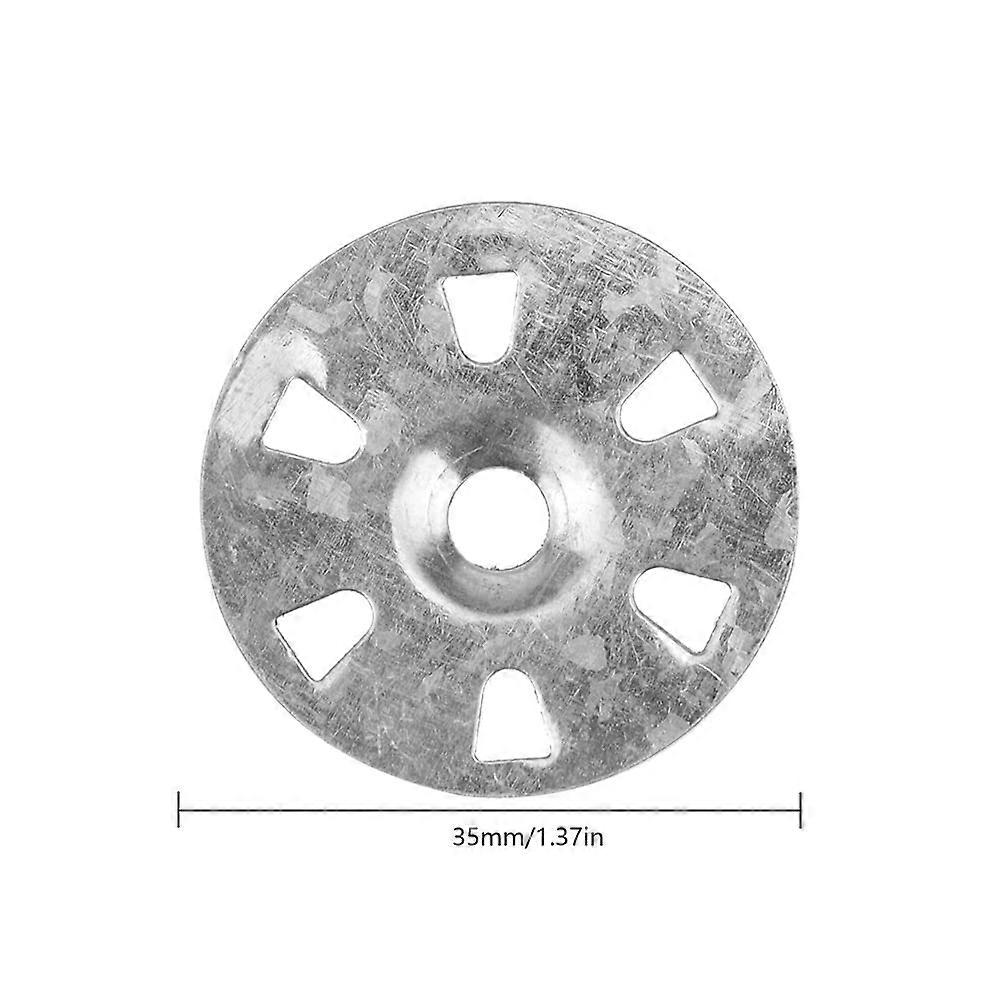 100 Pack Insulation Washers 35mm Diameter Galvanized Iron Thermoboard ...