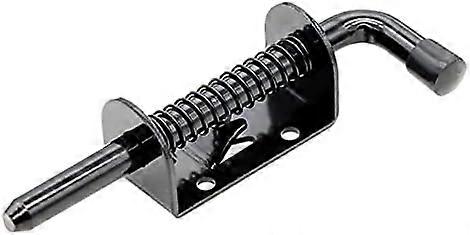 2 Packs 5 Inch Spring Loaded Barrel Bolt Latch Pin, Heavy Duty Steel ...