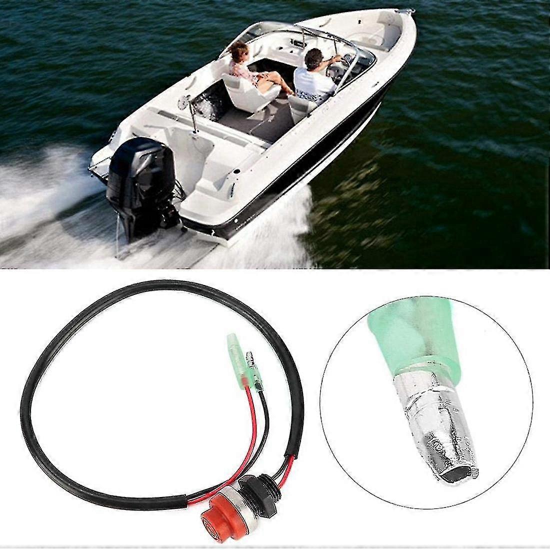 Universal Boat Outboard Engine Motor Kill Switch Keyless Push Button ...