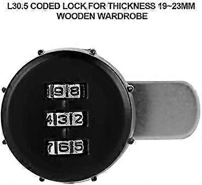 3 Digit Code Lock , Door Accessories & Latches Sets Zinc Alloy Security ...