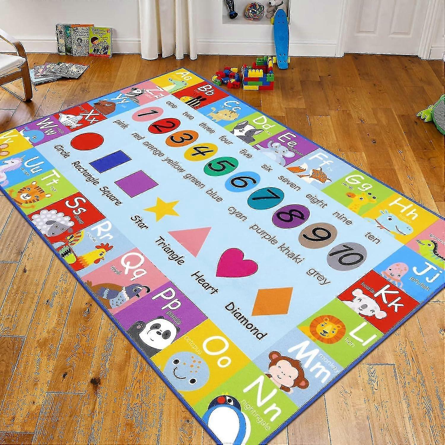 Kids Play Rug Mat Extra Large Playtime Abc Alphabet, Numbers,learning ...