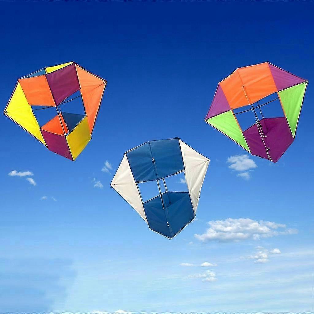 Large Cube Box Shape Kite Soft Kite Tear-resistant Kite Outdoor Sports ...