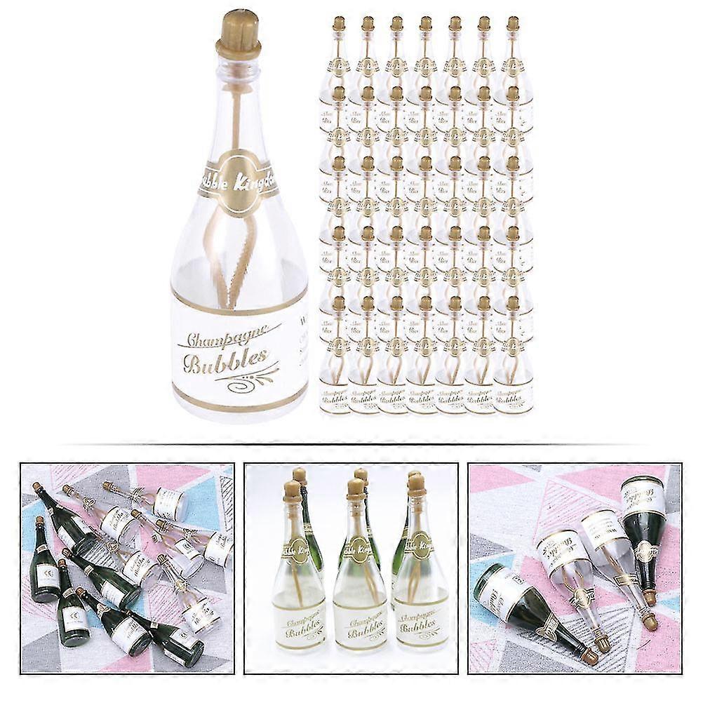 36pcs Empty Bubble Bottles Champagne Bottle Shaped Bubble Bottles ...