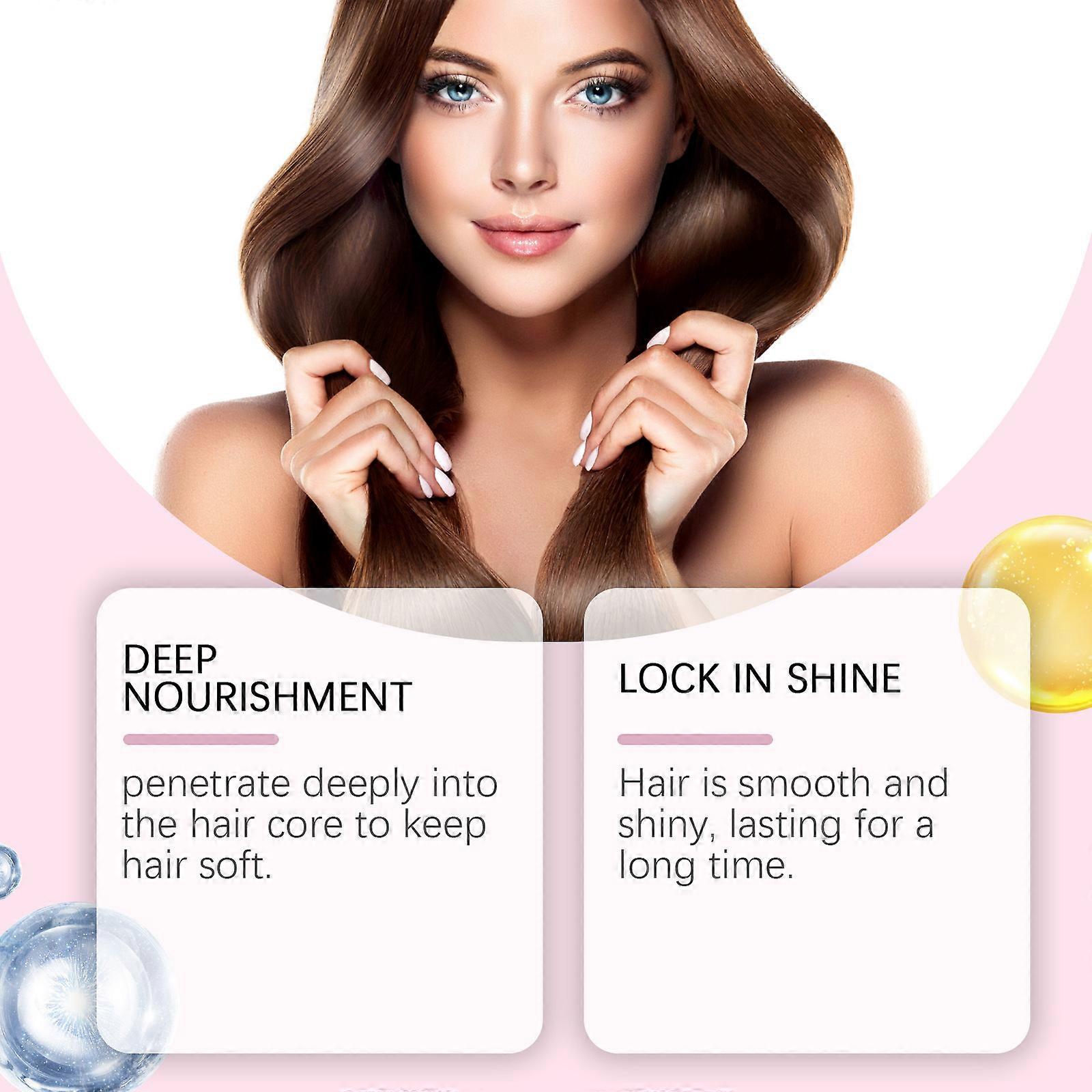 Hair Gloss Mask, Smooth Hair Mask Smoothing & Nourishing Formula for ...
