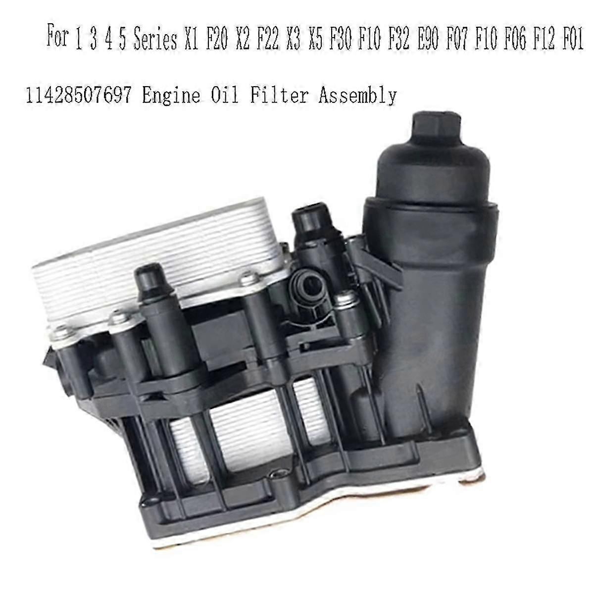 11428507697 Engine Oil Filter Assembly For 1 3 4 5 Series X1 F20 X2 F22 ...